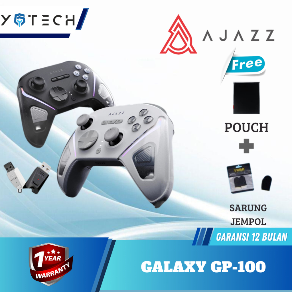 Jual Ajazz GALAXY GP100 Mutliplatform Gamepad With Hall Effect Triple ...
