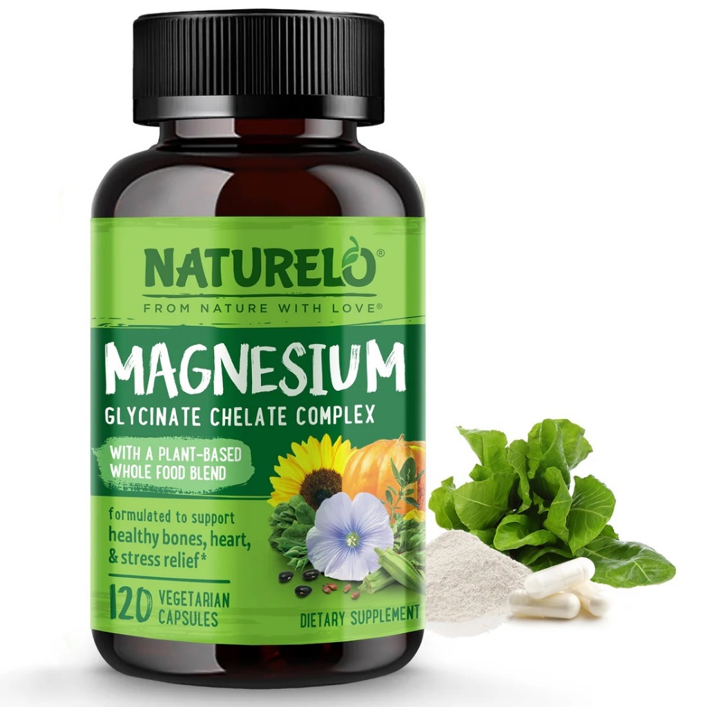 Jual NATURELO - Plant-Based Magnesium Glycinate Complex Supplement ...