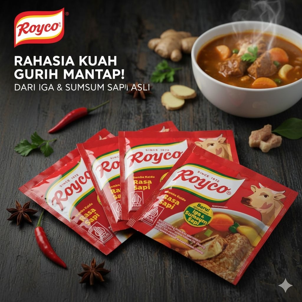 Jual Royco sapi 1 renceng isi 12 sachet | Shopee Indonesia
