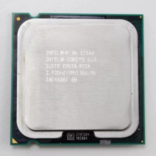 Jual Processor Intel Pentium E7500 Core 2 Duo Clock Speed 2.93 Ghz 2 ...