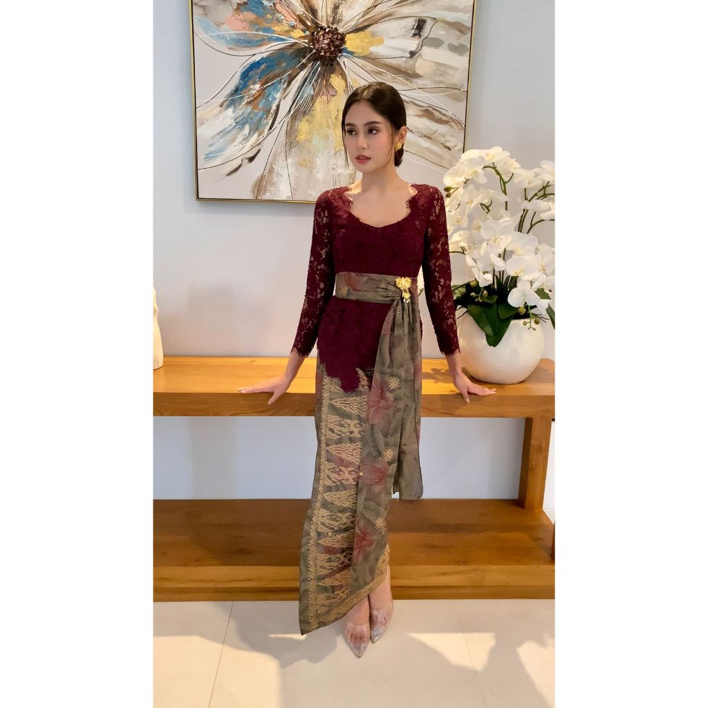 Jual Cory Cotton Lace Kebaya | Shopee Indonesia