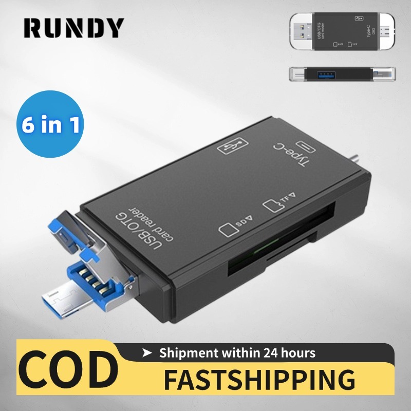 Jual Rundy 6 in 1 Card Reader OTG SD TF Reading Card High Speed Memeory ...