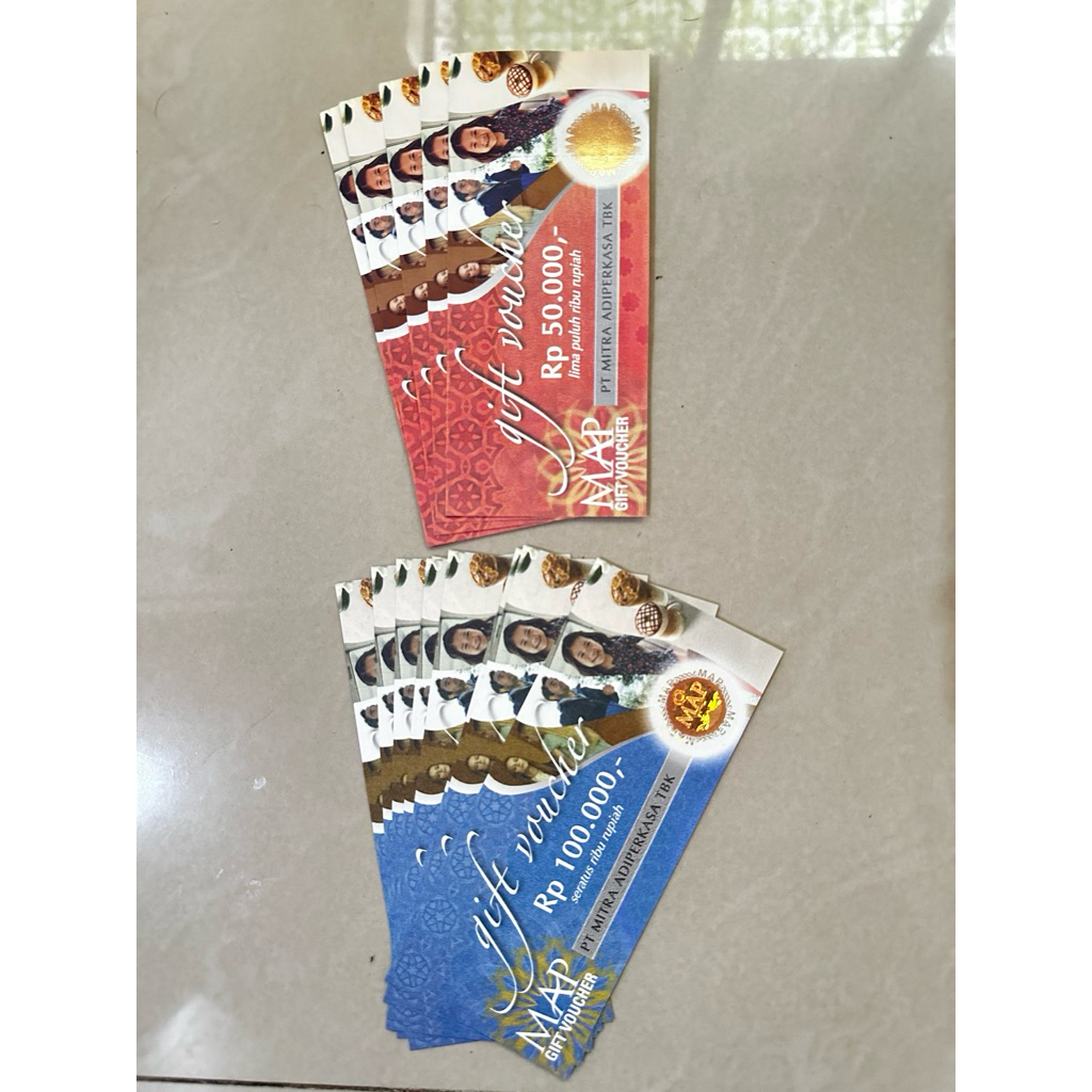 Jual VOUCHER MAP Rp. 1.250.000,- bisa digunakan di All Store MAP ...