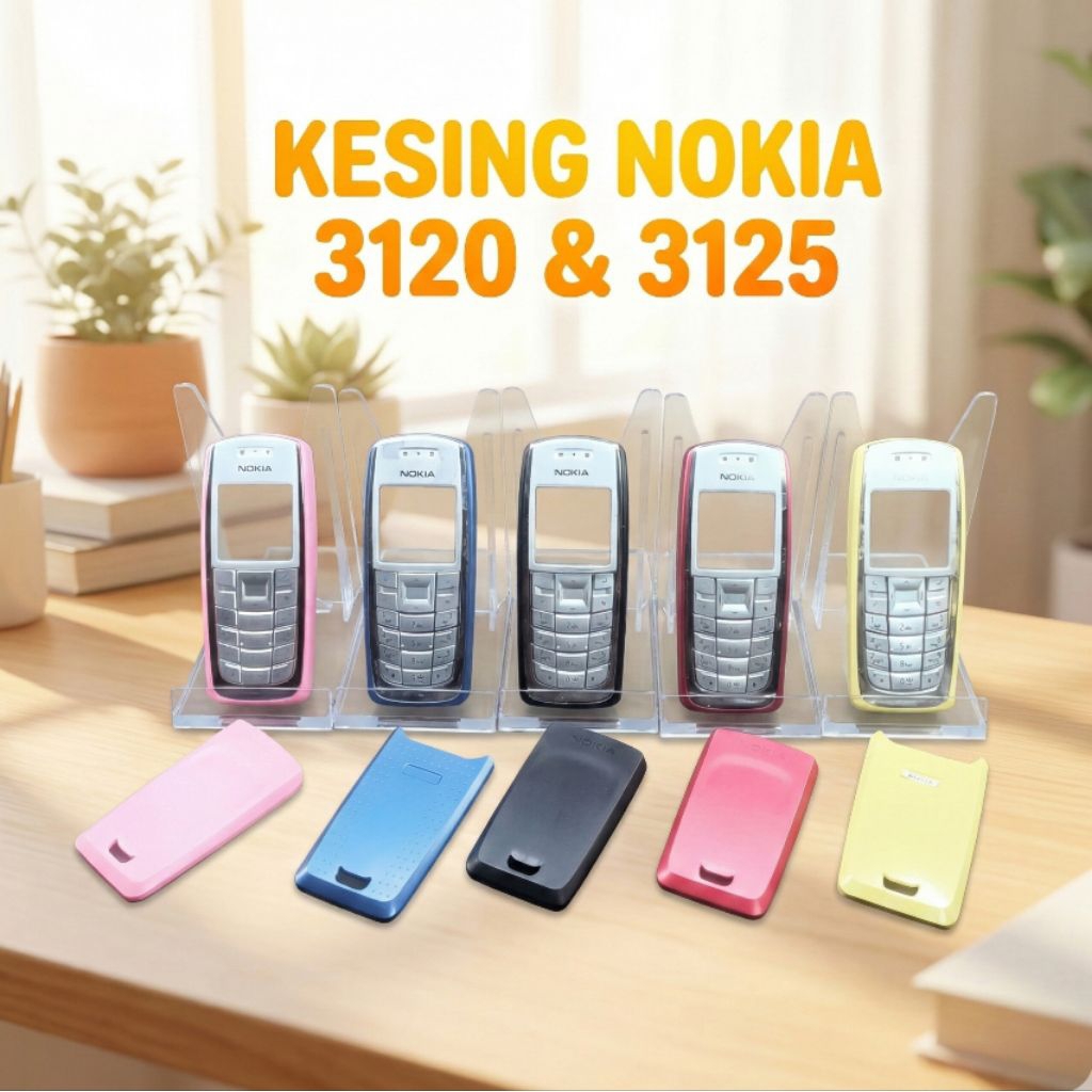 Jual KESING Casing Nokia 3120 / 3125 Fullset OC - Housing HP Jadul ...