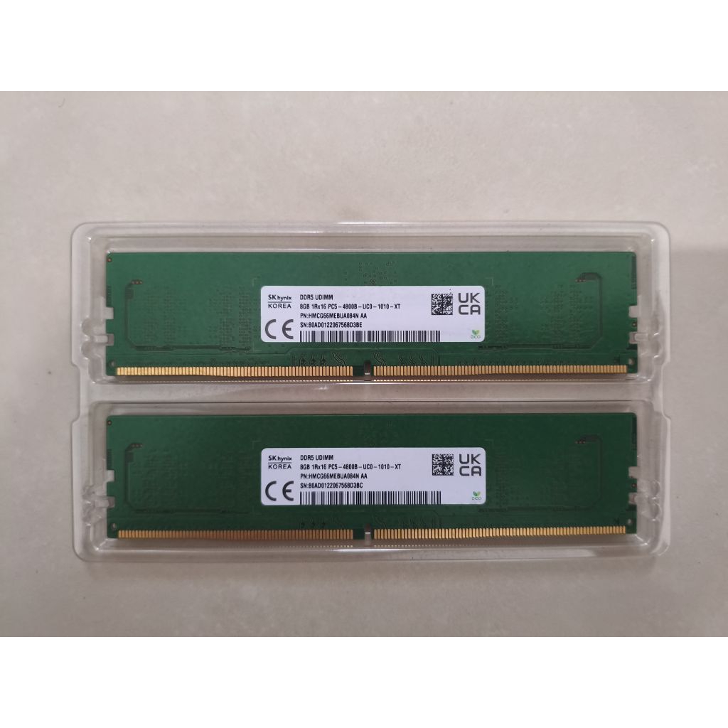 Jual ram ddr5 16gb 8x2 4800mhz sk hynix | Shopee Indonesia