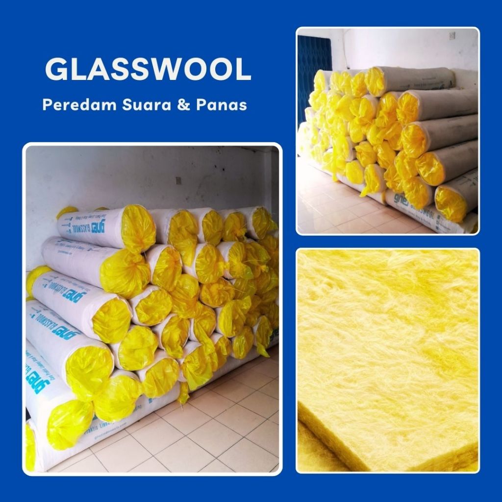 Jual Glasswool 1625 - 1.2 x 30m Insulasi Fiber Lebar 1.2m Panjang 30m ...
