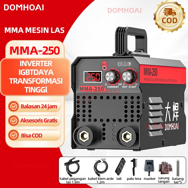 Jual DOMHOAI 450W/250A Mesin Las Inverter Las Listrik Inverter MiNi ...