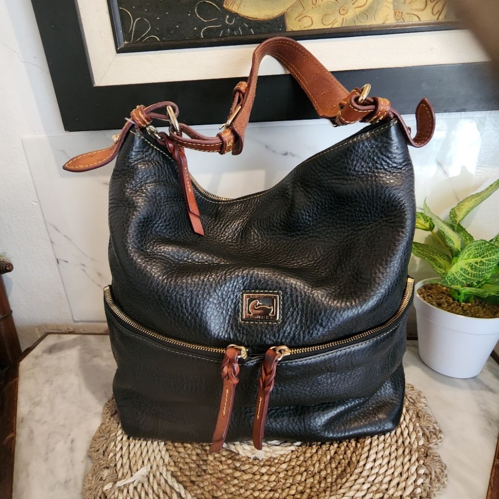 Jual tas hobo Dooney Burke authentic kulit asli | Shopee Indonesia