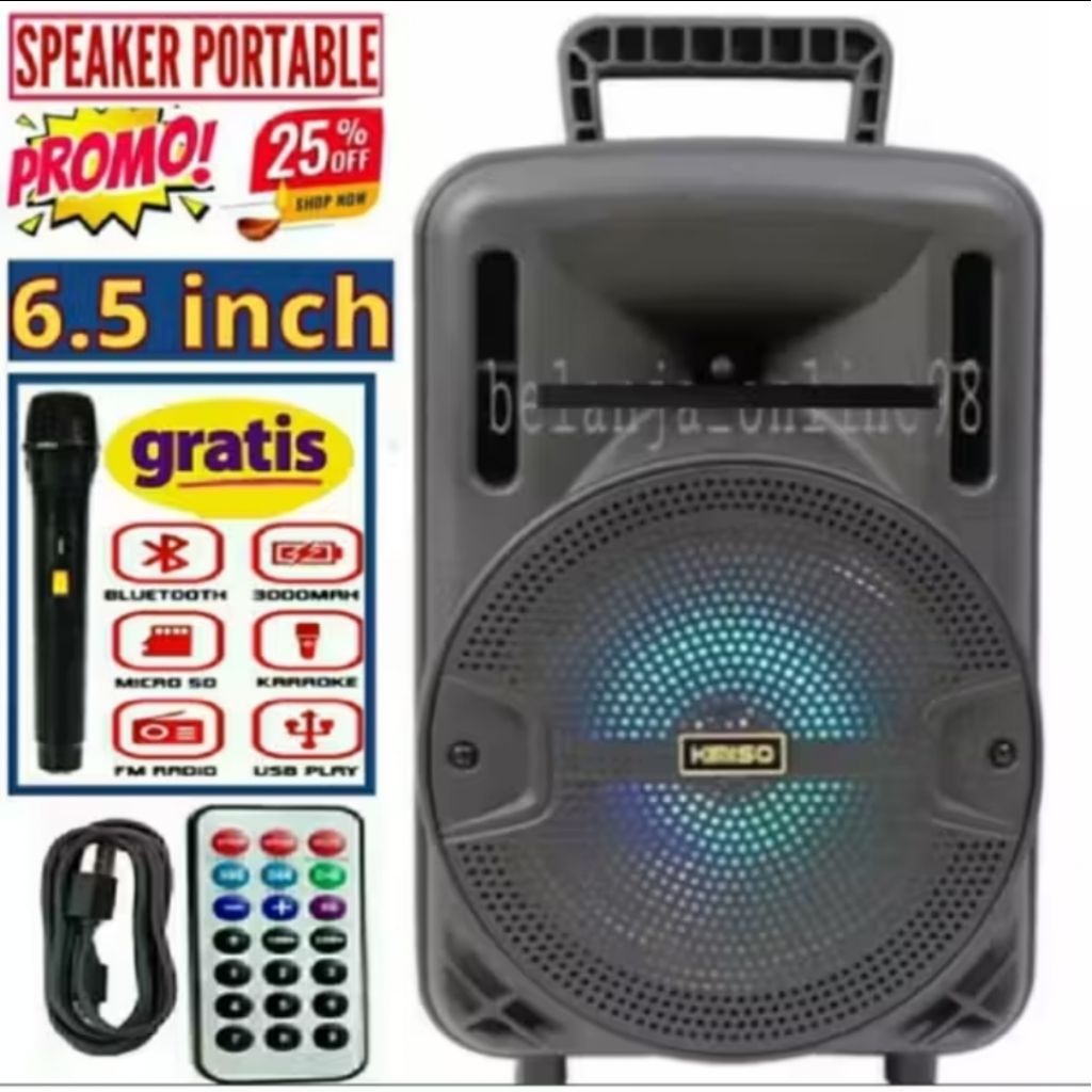 Jual PALING BESAR UKURAN 6.8INC!!!!!!!!!!!!!!!!!!Speaker Bluetooth Mkc ...