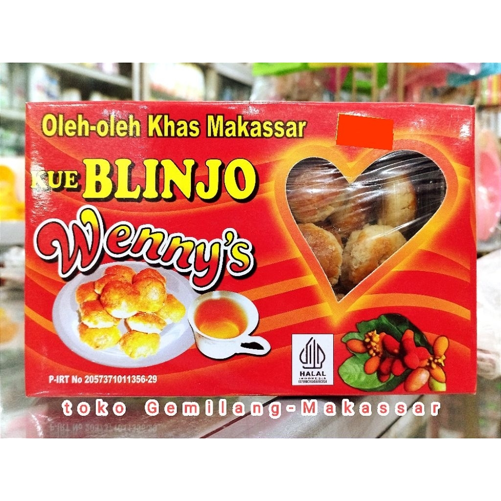 Jual Wenny's Kue Blinjo 500 gram Oleh oleh Khas Makassar / Belinjo ...
