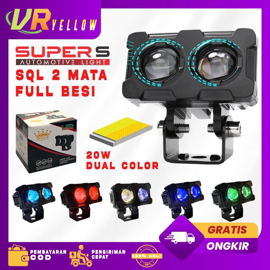 Jual Lampu Tembak Laser 2 Mata Devil 1061 Super S | Shopee Indonesia