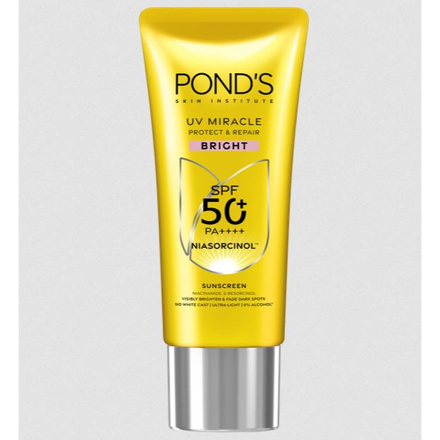 Jual ponds pond's uv miracle bright sunscreen spf 50+ pa++++ 25ml ...