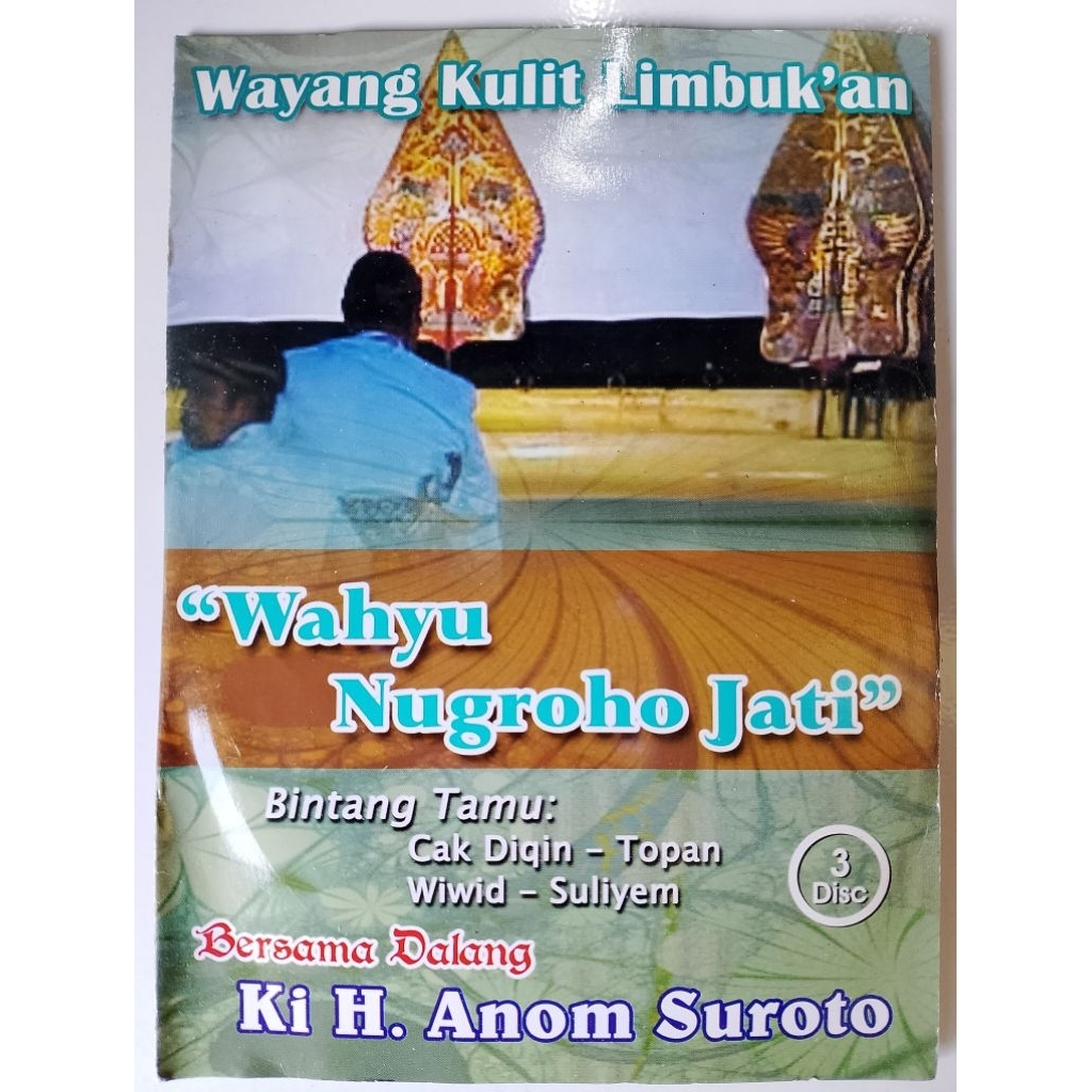 Jual vcd wayang kulit Ki Anom Suroto limbuk Goro Goro lakon Wahyu ...