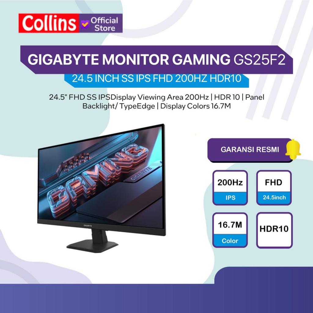 Jual Monitor Gigabyte Gaming Monitor 25" SS IPS FHD 1080P 1MS 240HZ ...