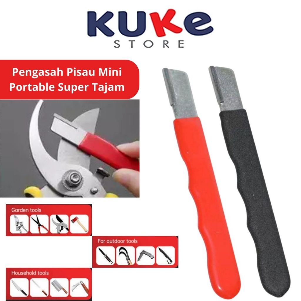 Jual KUKE Pengasah Pisau Portable / Sharpener Knife / Alat Asah Penajam ...