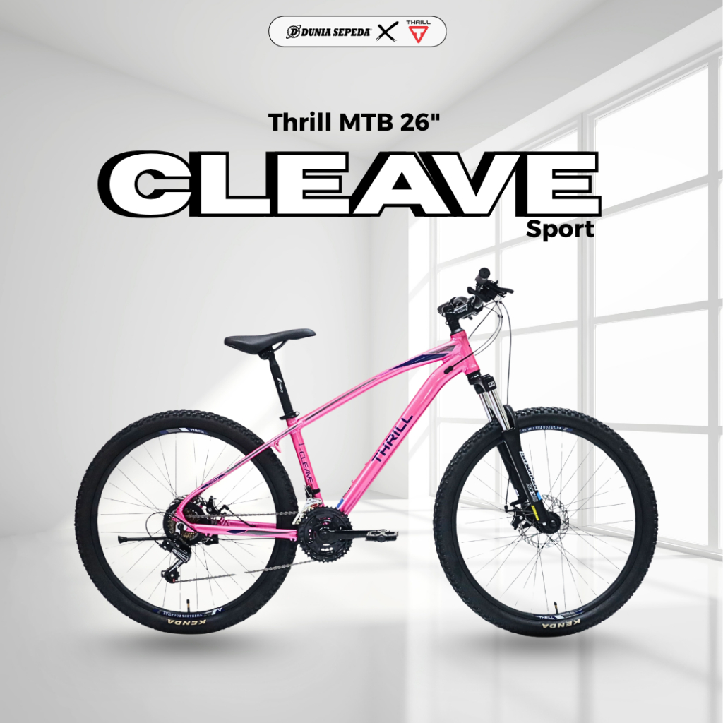 Jual SEPEDA GUNUNG MTB 26 THRILL SPORT PINK 7SPEED | Shopee Indonesia
