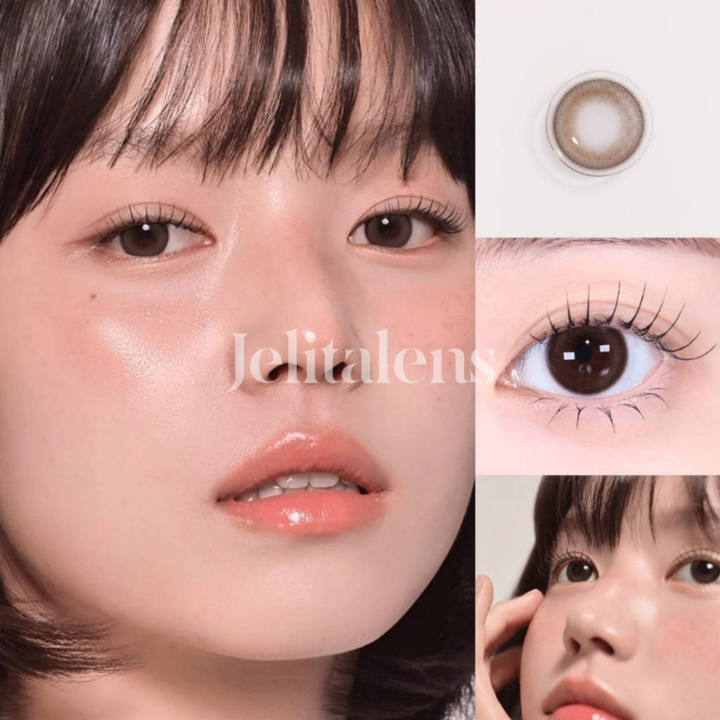 Jual J122 Softlens Coklat Bold Natural Korean Look 14,5 MM Normal Minus ...