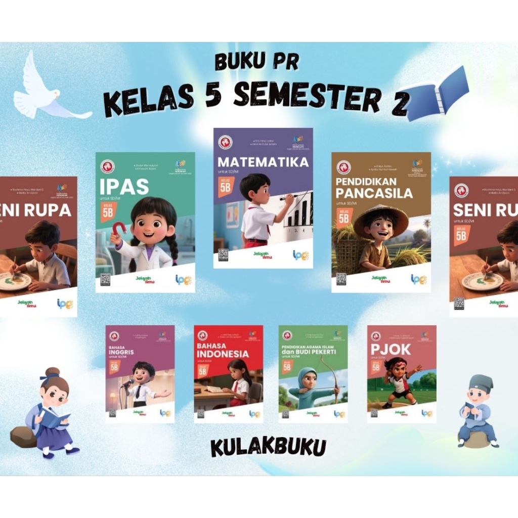 Jual Buku PR/LKS Interaktif SD Kelas 5 Semester 2 Kurikulum Merdeka ...