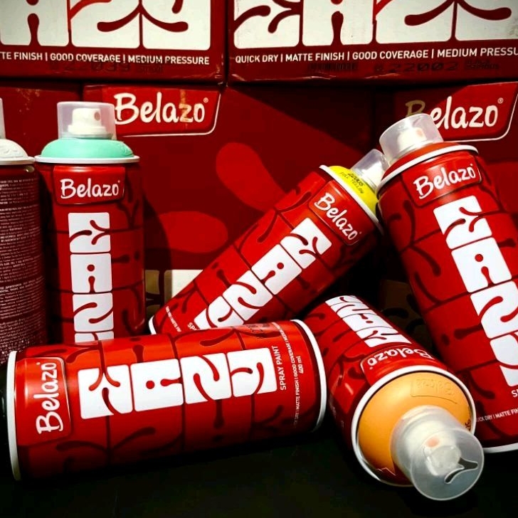 Jual Belazo Eazy cans 400ml | cat semprot belazo | Shopee Indonesia