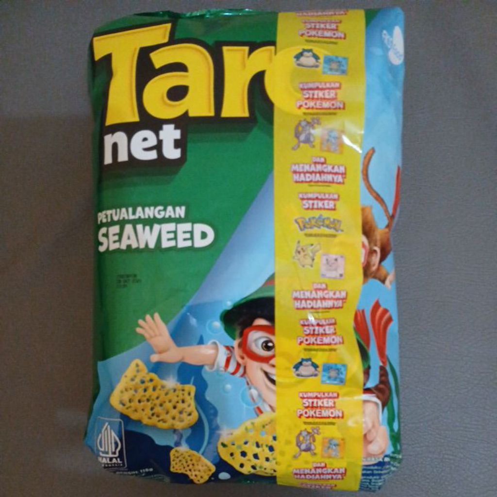 Jual Taro Net Rumput Laut 115 Gram exp 10/26 | Shopee Indonesia