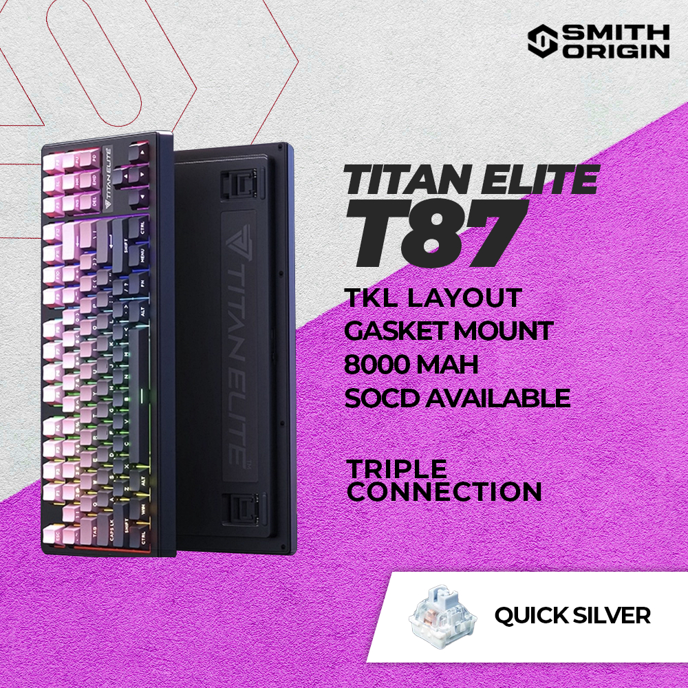Jual Titan Elite T87 / T87 SE SOCD Trimode Wireless Gasket Mount ...