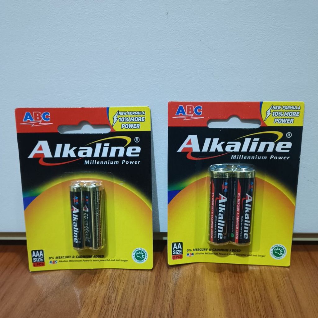 Jual BATERAI ALKALINE AA/AAA ISI 2 PCS || Batre Alkaline A2/A3 ||(1set ...
