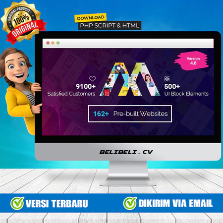 Jual Landing Page HTML5 - MegaOne - One Page Parallax | Shopee Indonesia