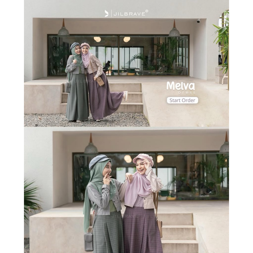 Jual Melva dress Size XL By Original Jilbrave.Official (preloved ...