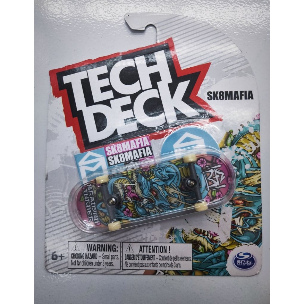 Jual TECH DECK Finger Board Ultra Rare SK8MAFIA BRANDON TURNER Blue ...