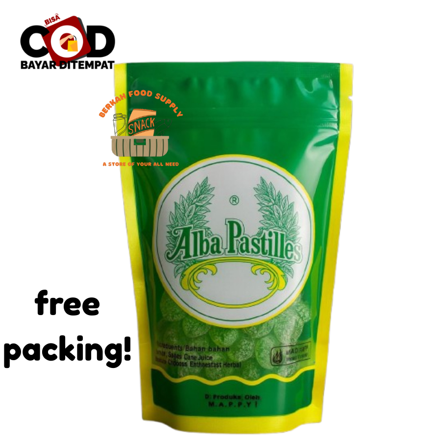 Jual Permen Mint Alba Pastilles 100gr Alba Pastilles / Permen Jadul ...