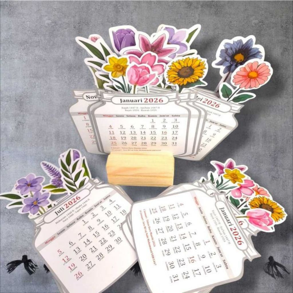 Jual Kalender meja estetik 2026 | Shopee Indonesia