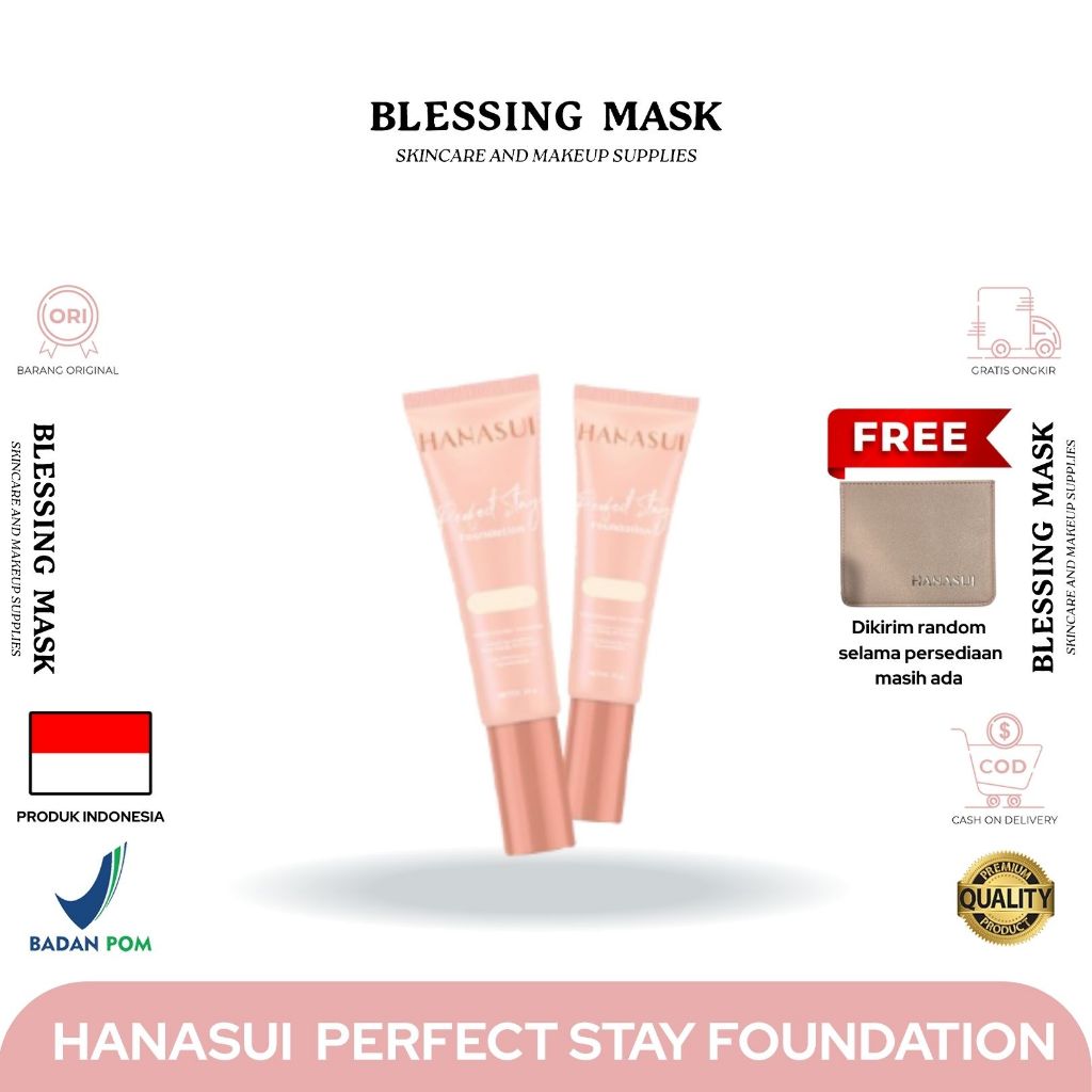 Jual Hanasui Perfect Stay Foundation - 25gr | Shopee Indonesia