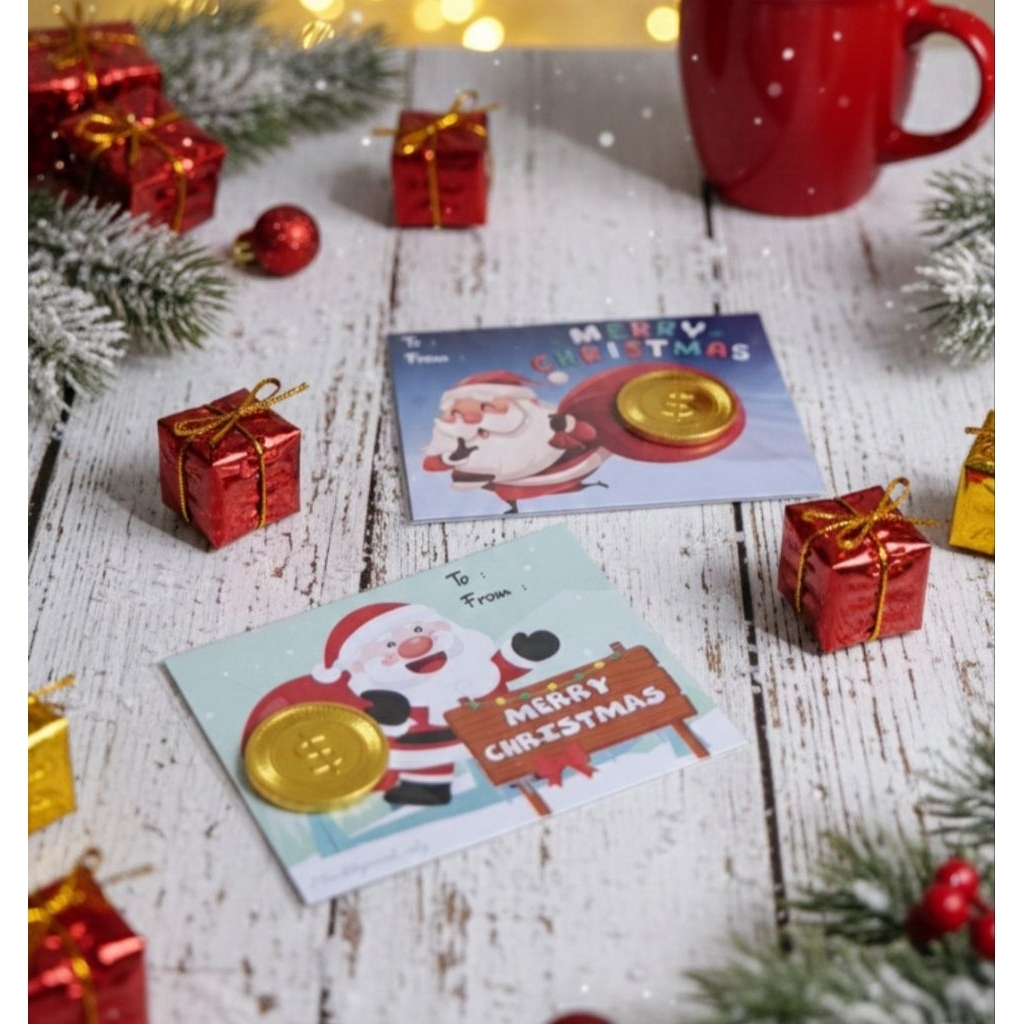 Jual MINI GIFT CHRISTMAS | GREETING CARD | KADO NATAL "JOY"MINI GIFT ...