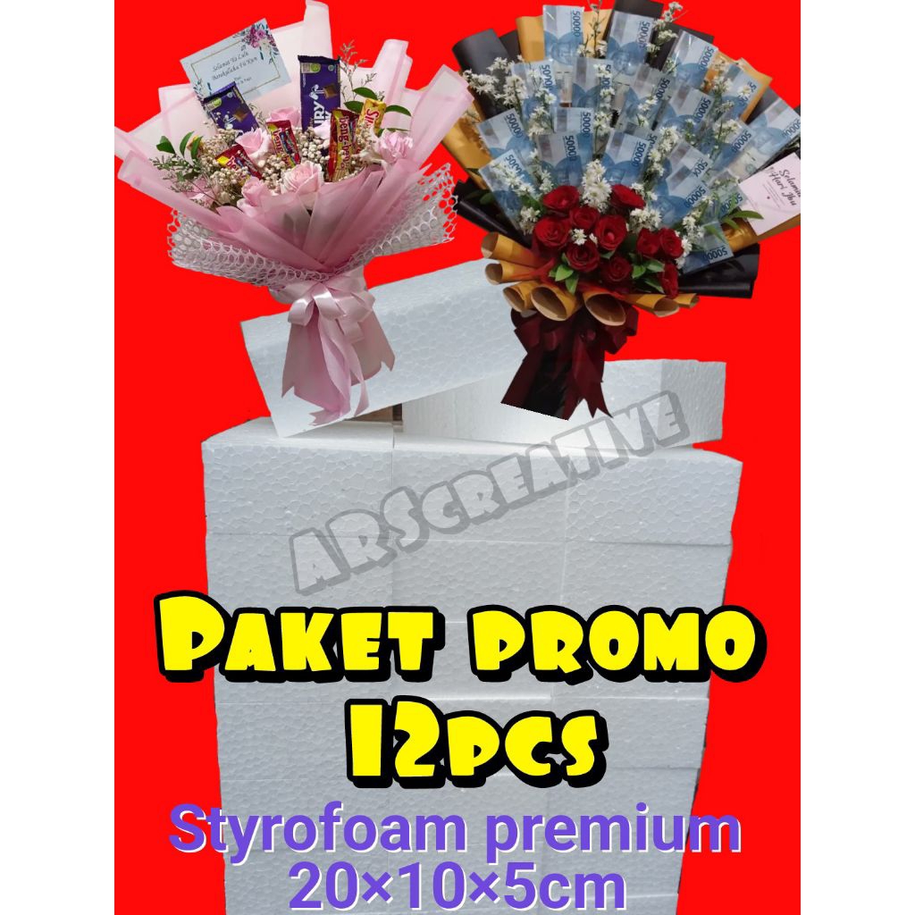 Jual Styrofoam Flower Bunga Buket isi 12pcs / sterofoam bunga busa ...