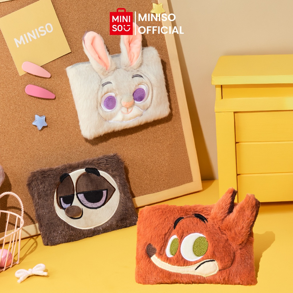Jual MINISO TOY - MINISO X Disney Zootopia Collection Plush Coin Purse ...