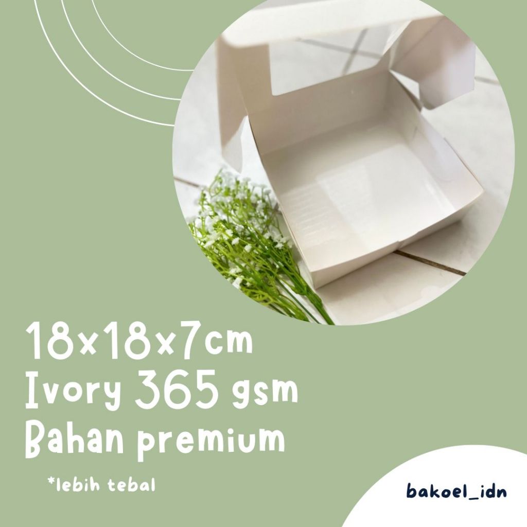 Jual Kardus Kotak Box Dus Packaging Kemasan Ivory Putih Laminasi ...