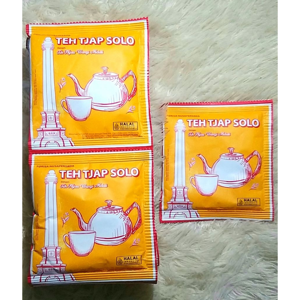 Jual TEH TJAP SOLO / TEH TJAP SOLO ASLI (1 RENCENG ISI 10 SACHET ...