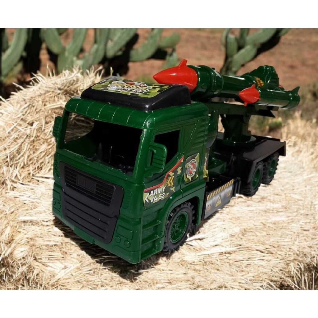 Jual RAMEO 1214 Mainan Truk Rudal Militer Army VA-52 | Army Missile ...