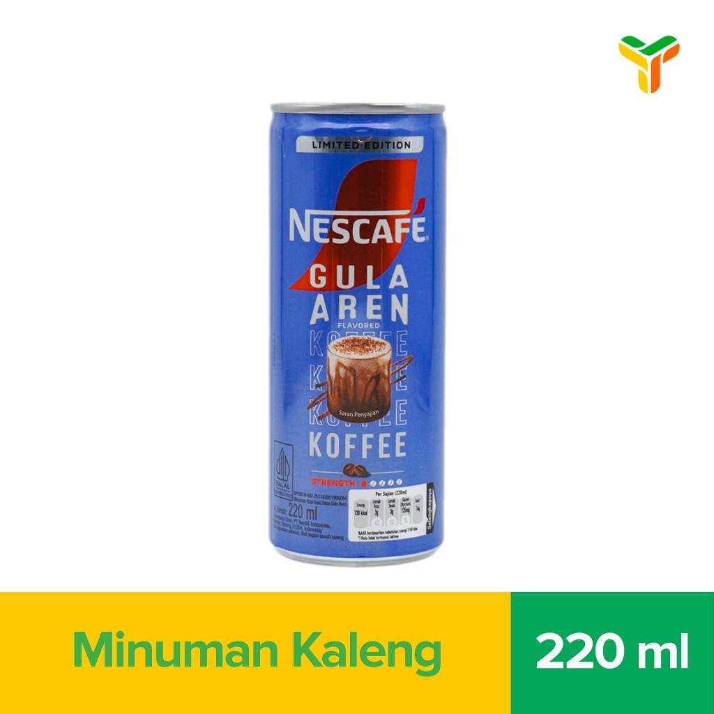 Jual Nescafe Gula Aren Koffee Can 220 Ml | Shopee Indonesia