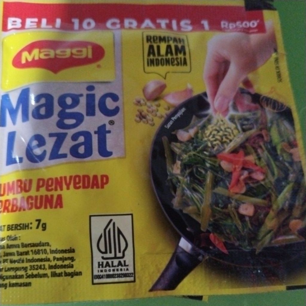 Jual Penyedap Rasa Maggi 7 gram Magic Lezat 1 pcs | Shopee Indonesia