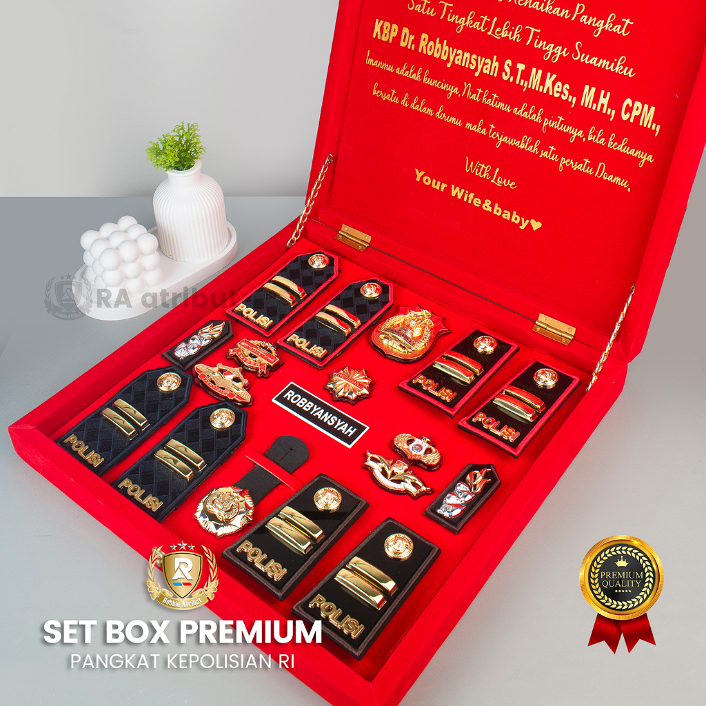 Jual Pangkat Iptu Satu Set Box Premium / Request Costom / Souvenir Satu ...