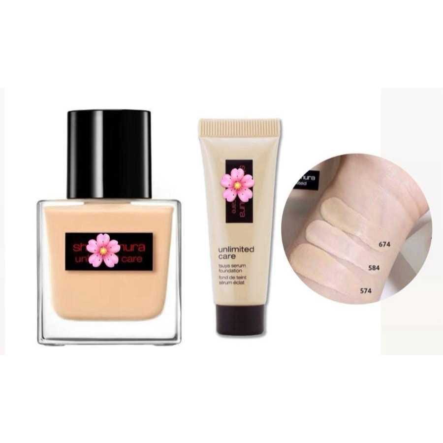 Jual Unlimited Care Tsuya serum foundation kode 647 travel 10ml ...