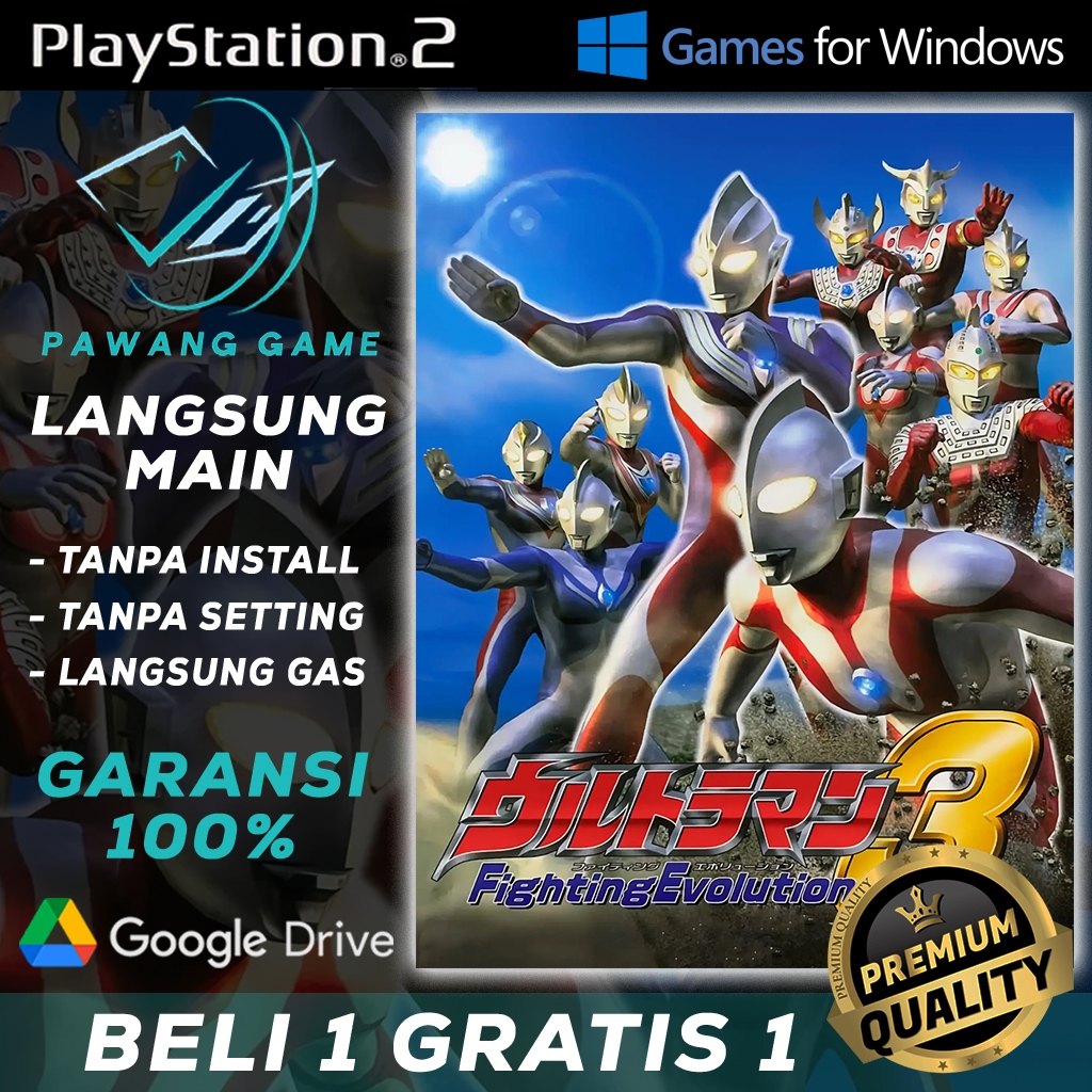 Jual Ultraman Fighting Evolution 3 (Japan) | Langsung Main Tanpa ...
