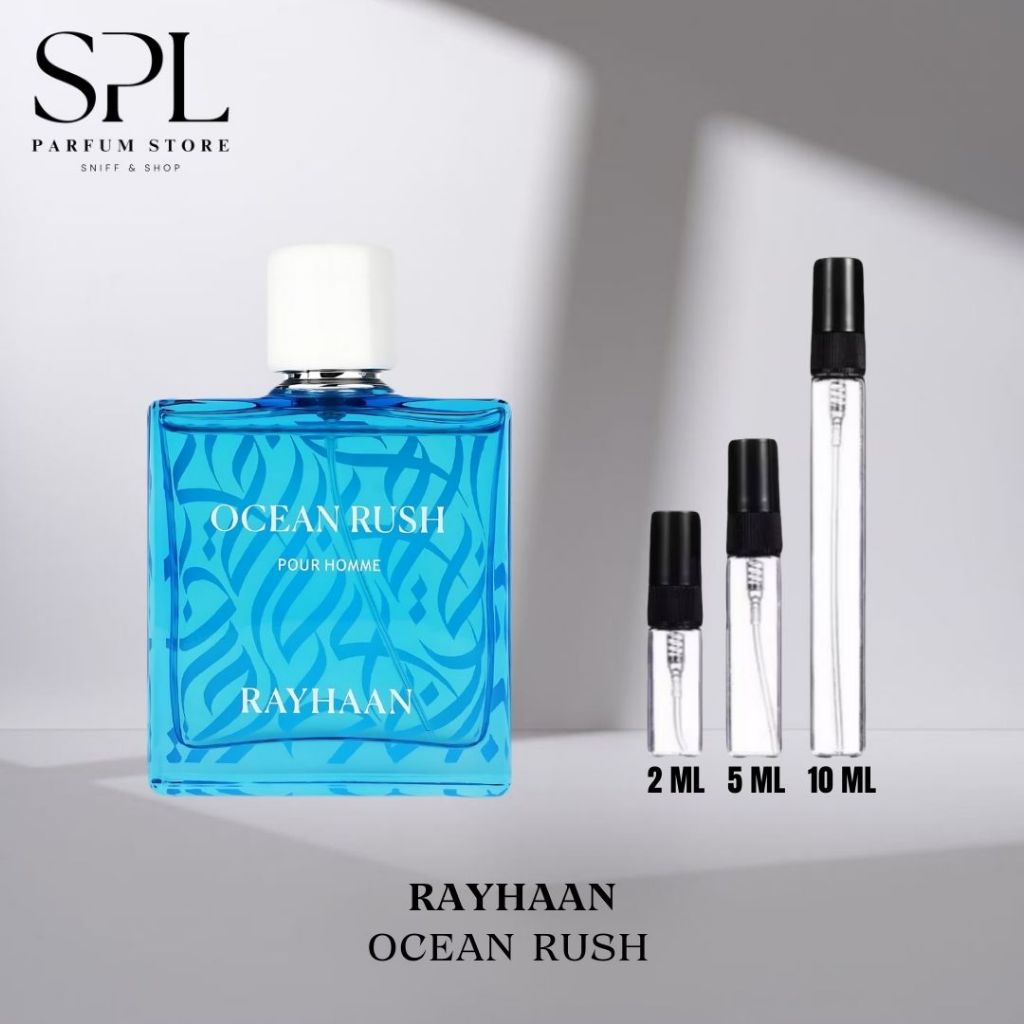 Jual Decant Rayhaan Ocean Rush For Men EDP | Shopee Indonesia