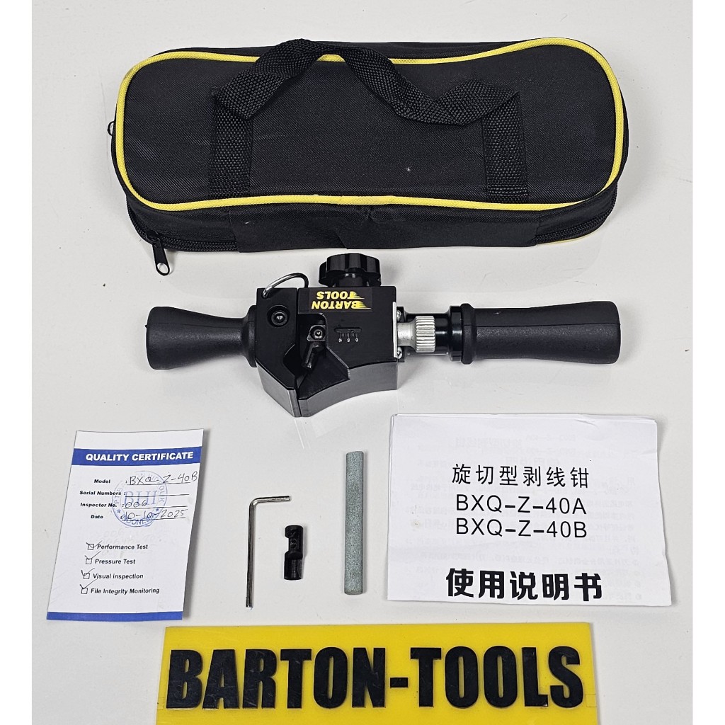 Jual 15-40mm Cable Wire Stripper Tool BXQ-Z-40B BARTON Tang Kupas Kabel ...