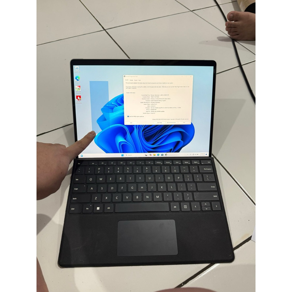 Jual MICROSOFT SURFACE PRO 8 I5-1135G7 8GB RAM 128GB SSD MULUS 2K TOUCH ...