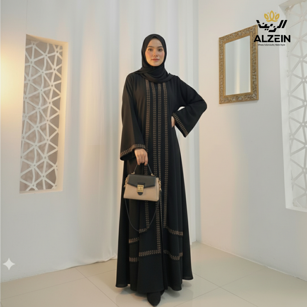 Jual Gamis Abaya Muslimah Premium Alzein Hawa | Bahan Marbella Anti UV ...