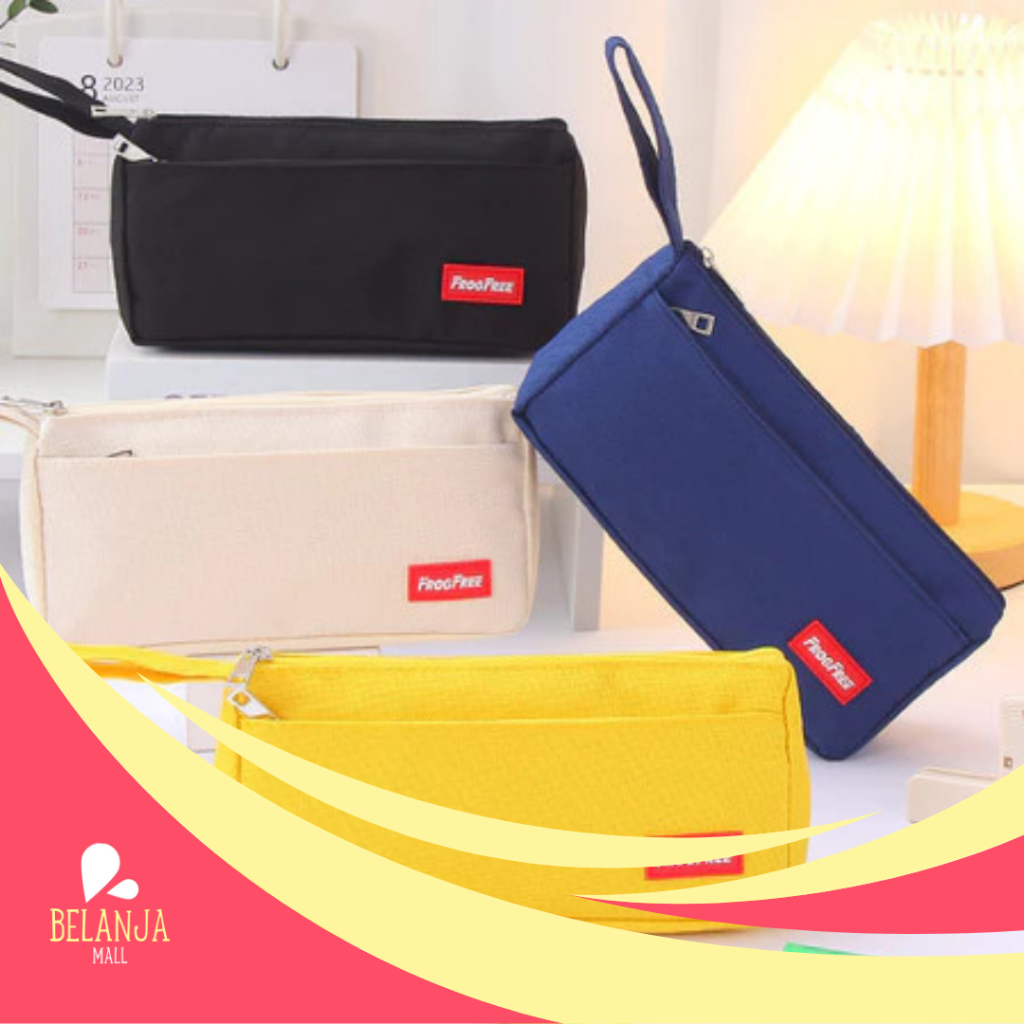 Jual belanjamall Tempat Pensil Ukuran Besar/Kotak Pensil Kapasitas ...