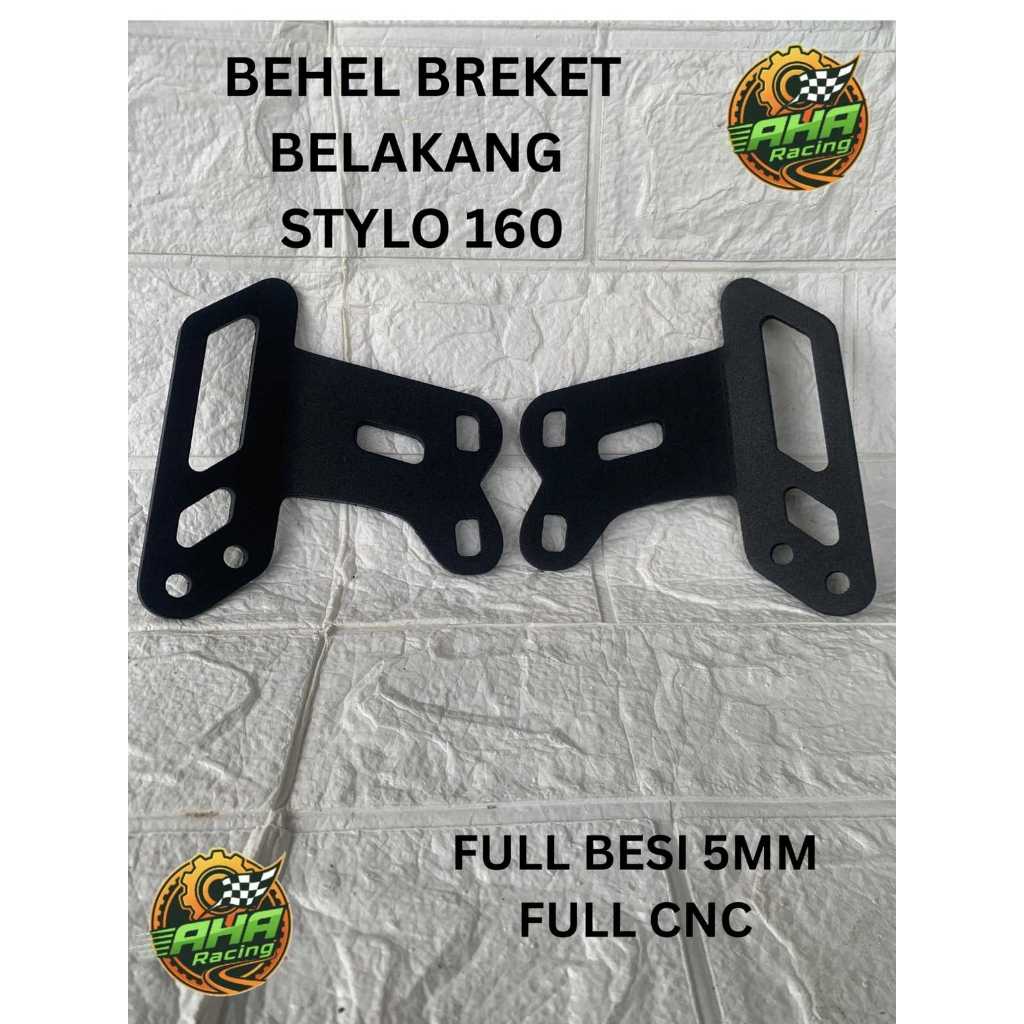 Jual BEHEL BREKET BELAKANG STYLO 160 FULL BESI 5MM FULL CNC | Shopee ...