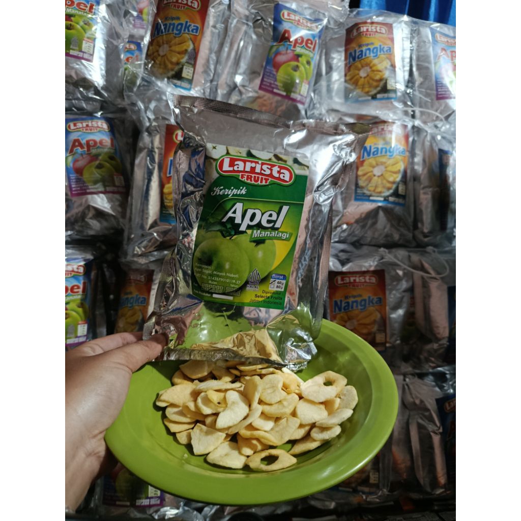 Jual Kripik Buah Apel Larista 60gr Oleh oleh Malang [co 10 free 1 ...